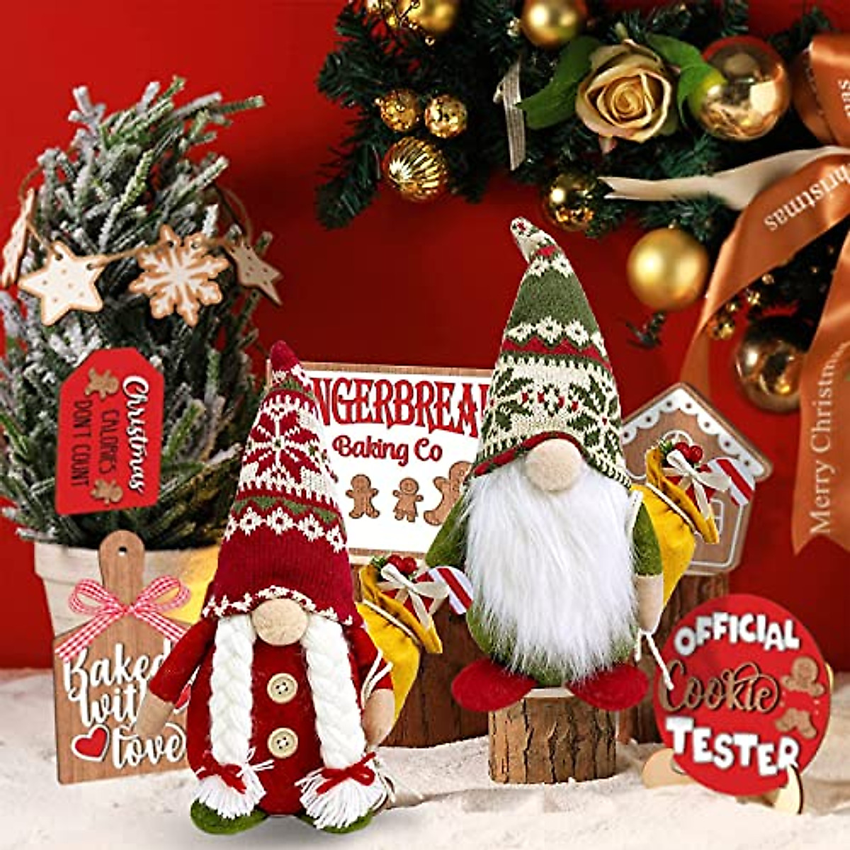ROGENA Christmas Gnomes Christmas Gnome Christmas Gnomes Decorations Gnome Christmas Decorations Christmas Decorations