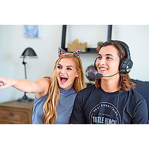 LEFXMOPHY XO4 Mic Replacement for Turtle Beach Ear Force XO Three XO Four Stealth Recon 150 50 50X 50P 60P Game Headset, Not for Recon500, 3.5mm Boom Microphone with Lock