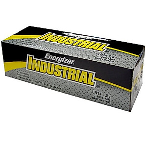 Energizer - Twelve (12) C Size Industrial Alkaline Batteries - Bulk Package (aka. LR14, EN93, AM2, MN1400, Baby)