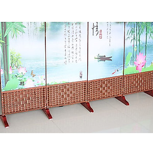 2pcs Wooden Room Divider Stand - Folding Privacy Screen Holder Thickened Base for Home Hotel Room - Bedroom Dressing Room Panel Bracket (A Stand)