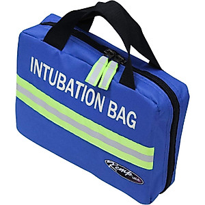 Kemp USA 14" Royal Blue, Black, and Green Outdoor Intubation Bag