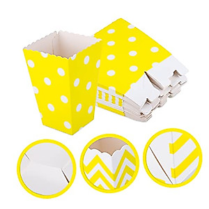 48pcs Popcorn Boxes Popcorn Box Mini Treat Boxes Charcuterie Containers Snack Container Disposable Popcorn Box Empty Popcorn Box Movie Night Party Favor Popcorn Serving Boxes