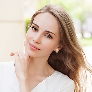 20PCS Alloy Earrings Post Blank Base with Loop Ear Pins earring studs for DIY Jewelry Making (Golden)