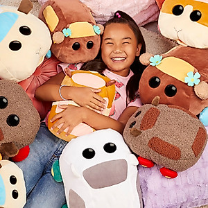 MGA Entertainment Pui Pui Molcar 11-Inch Shiromo, Ultrasoft Stuffed Animal Medium Plush Toy, Gift for Kids Girls Boys Collectors Ages 3 4 5 6 7+