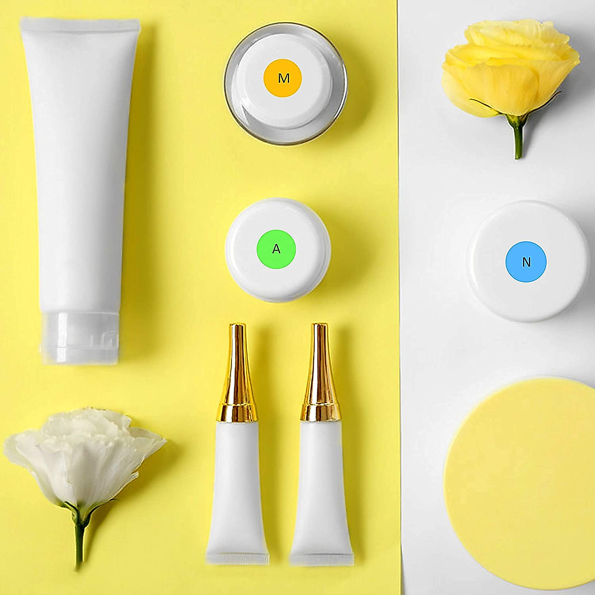 JANYUN 6528pcs Colored Dot Stickers,1/4" Small Color Labels Coding Circle Round Coding Dot Labels Stickers 16 Colors