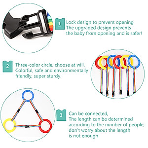 Walking Rope for Preschool, 6/9/12/24 pcs Kids Walking Rope, Kindergarten Walking Rope (Blue, 12 PCS)