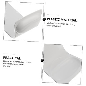 Zerodeko Water Tray Wall soap Dish Wall Hand Soap Dispenser Wall Mount drip Tray Bathroom Drip Tray Droplet Tray Drinking Water Machine Dispenser Foam Spray White Dispensing Tray Plastic