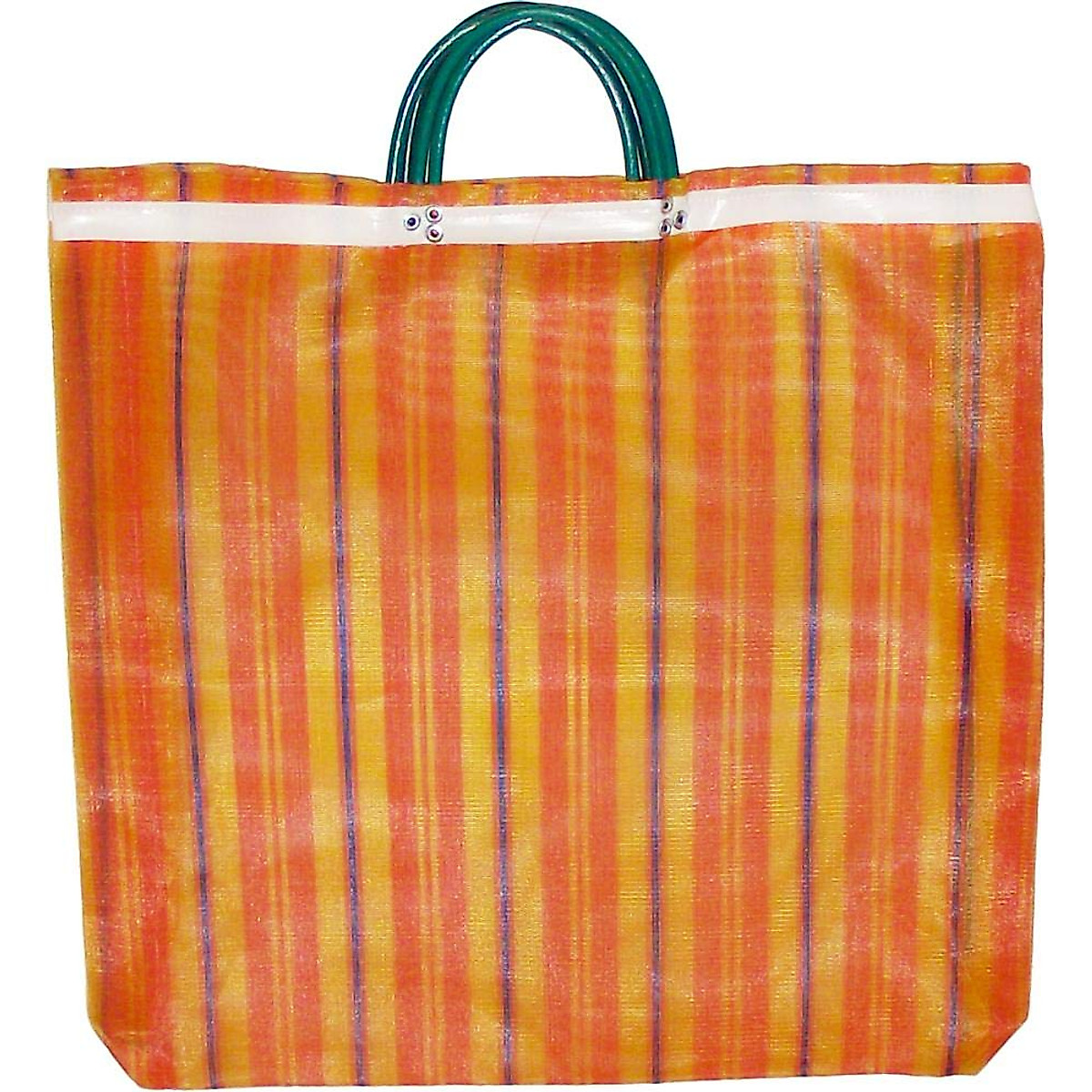 3 Large Mercado Bags, High Thread Mesh 20 x 22 Inches Market Reusable Grocery Bag