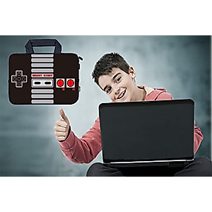 AMARY 11.6" 12" 12.1" 12.5 inch Laptop Handle Bag Neoprene Notebook Carrying Pouch Chromebook Sleeve Ultrabook Case Tablet Cover Fit Apple MacBook Air HP DELL Lenovo Asus Samsung (Games)