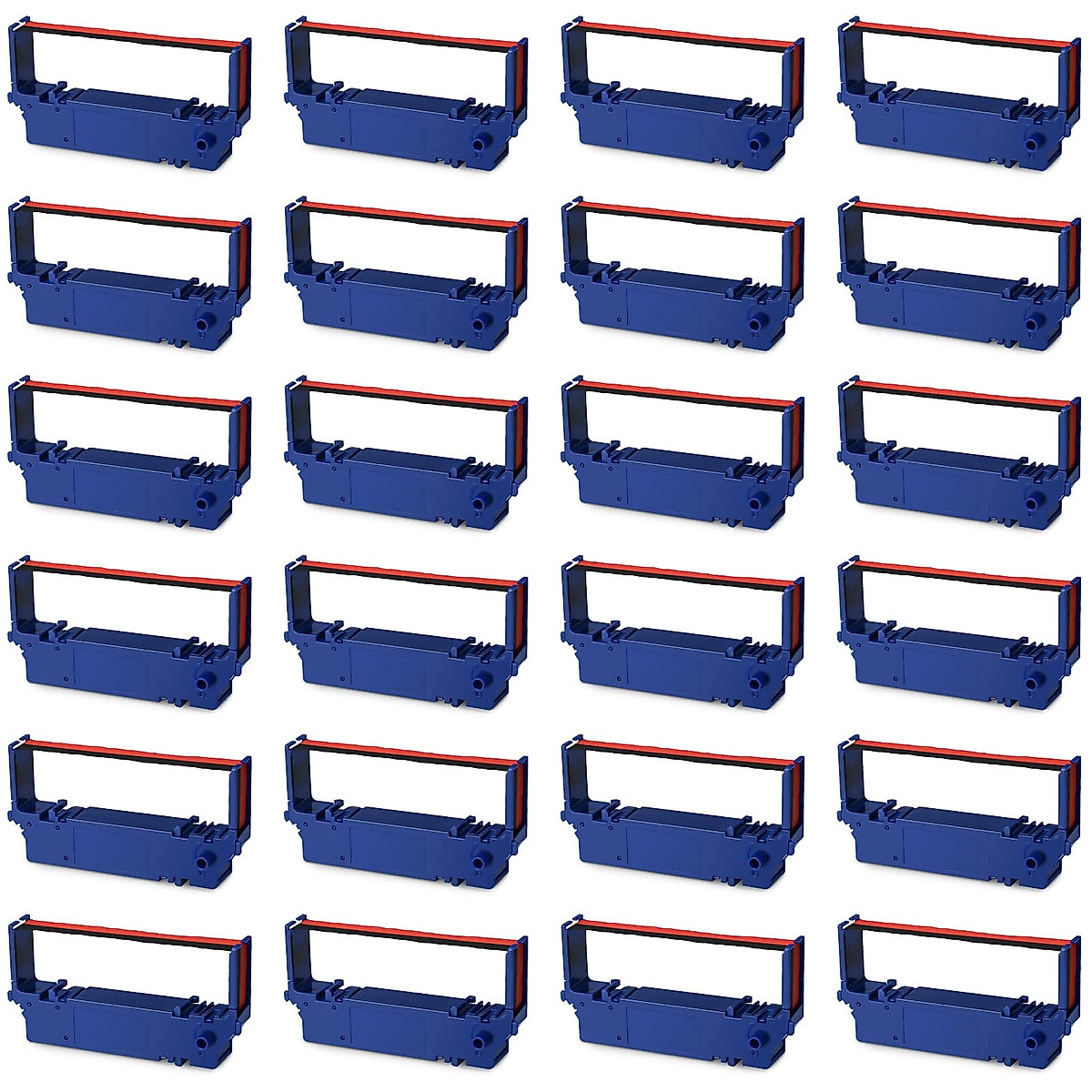 SP700 MYCARTRIDGE Compatible Ink Ribbon Replacement for Star SP-700 SP700 RC700 SP700BR RC700BR SP712 SP712R SP717 SP742R SP747 SP740 Printer Ribbon (Black/Red 24-Pack) SP700