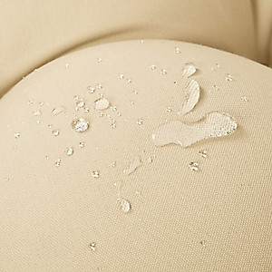 ARTPLAN All Weather Chair Outdoor Cushions Seat Back Chair Cushions Wicker Tufted Pillow for Patio Outdoor Furniture