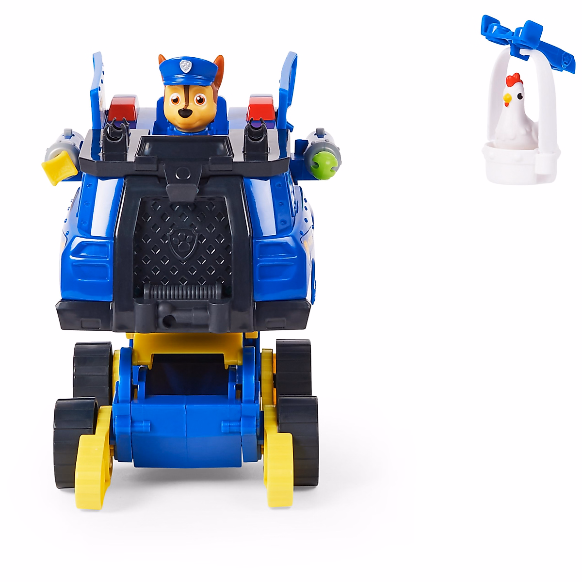 Paw Patrol, Chase Rise and Rescue Transforming Toy Car with Action Figures and Accessories, Kids Toys for Ages 3 and up