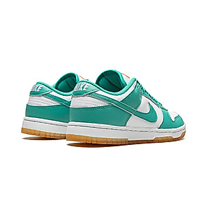 Nike Womens W Dunk Low DV2190 100 - Size 9W, White/Turquoise-orange, 9