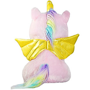 Feisty Pets Ali Cornball The Alicorn (Winged Unicorn) Plush