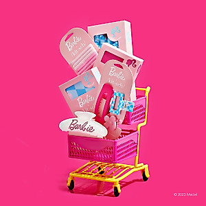 Barbie x Kitsch Satin Pillowcase with Zipper - Softer Than Silk Pillow Cases for Hair and Skin | Cooling Pillow Cases Covers | Satin Pillow Cases Standard Size 19x26 (Malibu Barbie, 1 Pack)