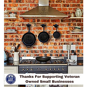 Loudoun Rustics Industrial Hooks for Bathroom Robe. Wall Hooks for Hanging Towels, Vintage Style Cast Iron Pipe Wall Mounted Heavy Duty Farmhouse DIY Coat Rustic Hook (Black (Set of 4))