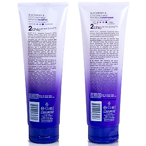 GIOVANNI COSMETICS - 2Chic Repairing Shampoo & Conditioner, 8.5 Fluid Ounce / 250 Milliliter - Dual Repairing Complex For Damaged Over-Processed Hair