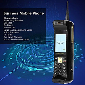 Business Mobile Phone, 2.2'' Retro Cellular Phone with Flashlight, Dual Card Dual Standby Cell Phones, Large Capacity Battery, Support Voice Playback(Black)