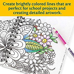 Crayola Erasable Colored Pencils, Kids At Home Activities, 24 Count, Assorted, Long