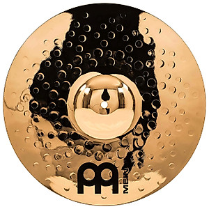 Meinl 15" Medium Crash Cymbal - Classics Custom Brilliant - Made in Germany, 2-YEAR WARRANTY (CC15MC-B)