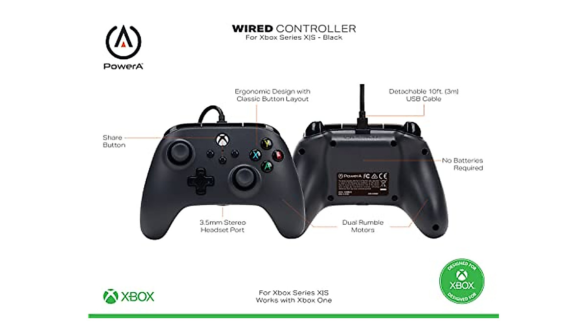 PowerA Wired Xbox Controller - Enhance Your Game