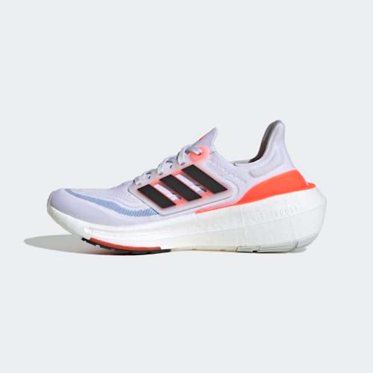 adidas Women’s Ultraboost Light Running Shoes (Ultraboost 23), White/Black/Solar Red, 9.5
