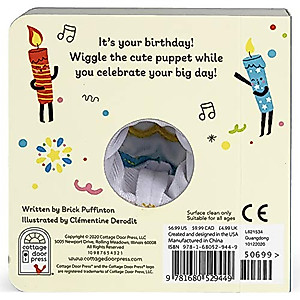 Hooray It's Your Birthday! Finger Puppet Board Book for Celebrations & Parties Ages 1-4 (Finger Puppet Board Books)
