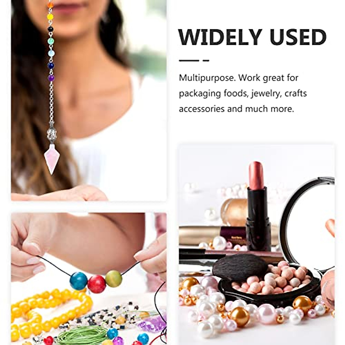 Mini Sealing Bags 500pcs Colored Sealed Bags Small Plastic Pouches Resealable Jewelry Storage Cases Candy Gift Card Zipper Baggies Pill Pouch for Necklace Photos Keys Coins