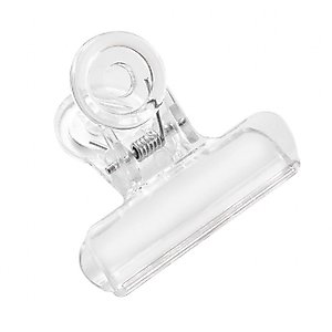 WellieSTR 20PCS (63mm) Clear Fly Tying CDC Feather Clips Dubbing Clip Hackle Holding Tools Fly Fishing Accessories