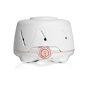 Yogasleep Dohm (White,Pink) The Original White Noise Machine, Relaxing Natural Sound from a Real Fan, Noise Cancelling For Office Privacy, Sleep Aid For Adults & Baby, Travel Size Pink Noise Machine