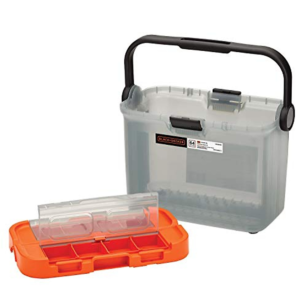 BLACK+DECKER 20V MAX Drill with Home Tool Kit, 66-Piece (BCKSB62C1)