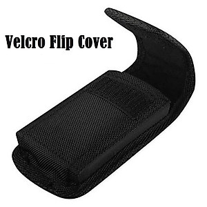 AISCELL Universal Clip Holster Carrying Case(Heavy Duty Black Nylon Pouch Metal Clip Case 6.60''x3.75''x0.80'') for Galaxy S22+,S22,S21+, S21, S20, S10, S10e, A6, S9, Fit Thick Protective Cover on