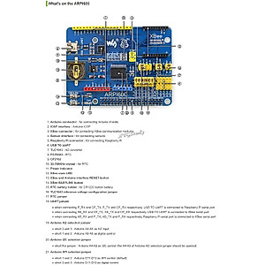 XYGStudy Arpi600 for Raspberry Pi 4 3 2 1 Model B B+ A+ plus Supports Arduino Xbee Module with Various Interface Io Expansion Board