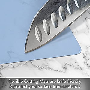 Counter Art Flexible Cutting Mats-Set of 4, Assorted Colors