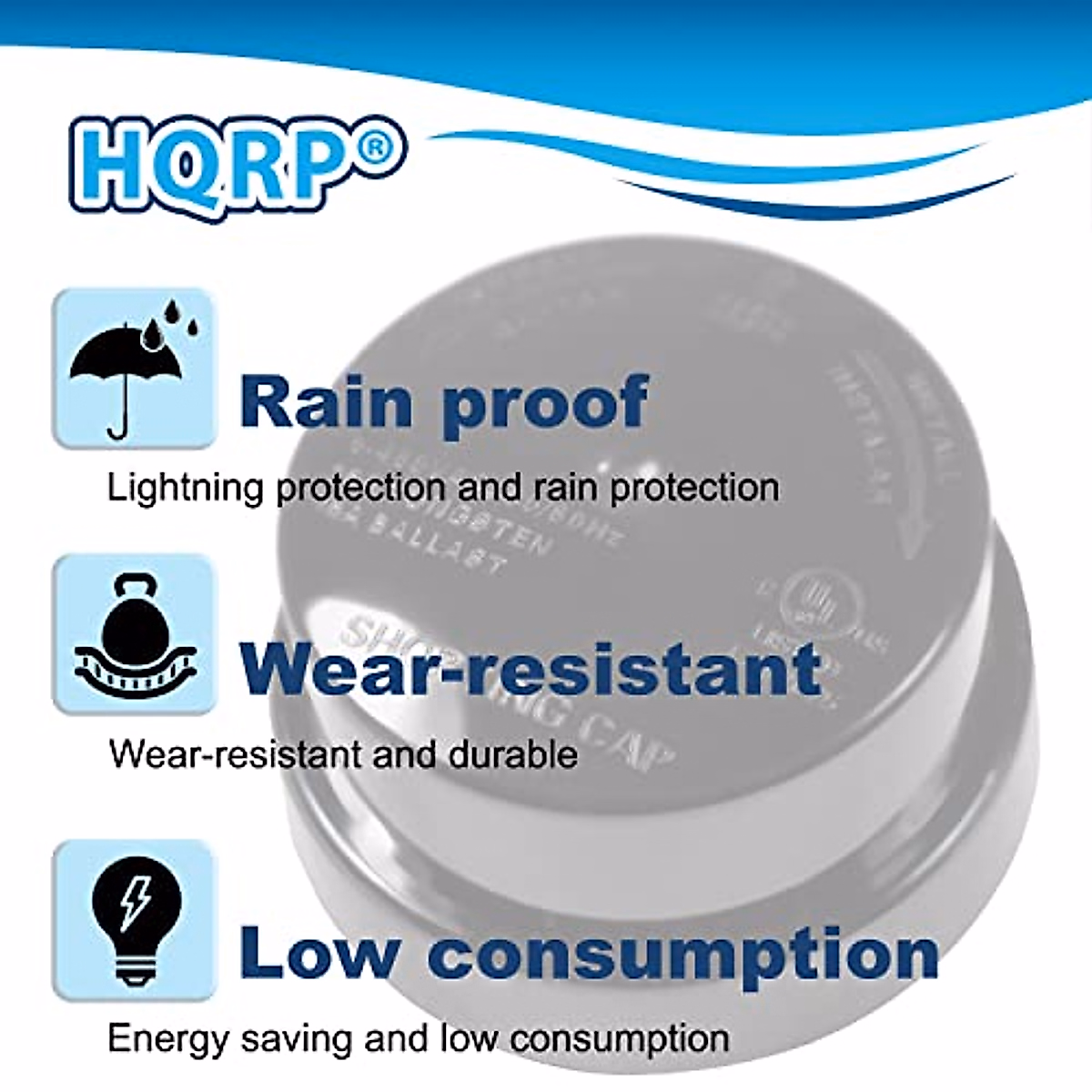 HQRP Photocell Sensor Shorting Cap Outdoor Light Photoelectric Switch Short Circuit Cap Twist Lock Plug for Led Garage Light, Outdoor Pole Light, Landscape Lightening etc.