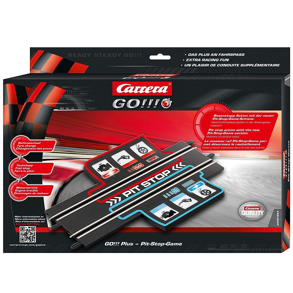 Carrera 20061664 61664 Pit Stop Lane Game Accessory Add On Track Part for Go!!!+