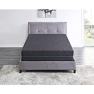 Lexicon Lyra 14-Inch Gel Hybrid Mattress, Queen, Gray