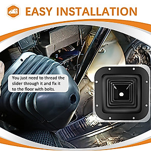 Camoo 924-5405 Automatic/Manual Transmission Shift Boot Compatible with Select Kenworth Models OEM Replacement Part Number K042-79.