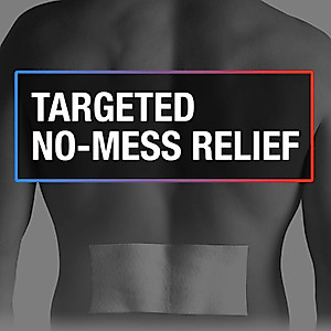 Icy Hot Advanced Large Pain Relief Patch (5 Count) With 7.5% Menthol for Fast Acting Powerful Relief