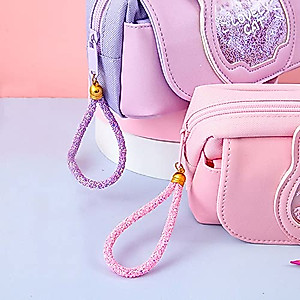 Kawaii Cute cat Pencil case Three-Layer Pencil case Large Capacity Pencil case Cute School Supplies (Blue)