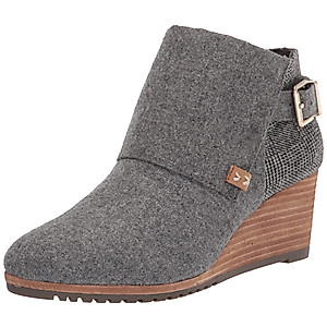 Dr. Scholl's Womens Create Ankle Bootie Mid Grey Flannel 9