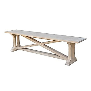 IC International Concepts Alexa, Unfinished Bench