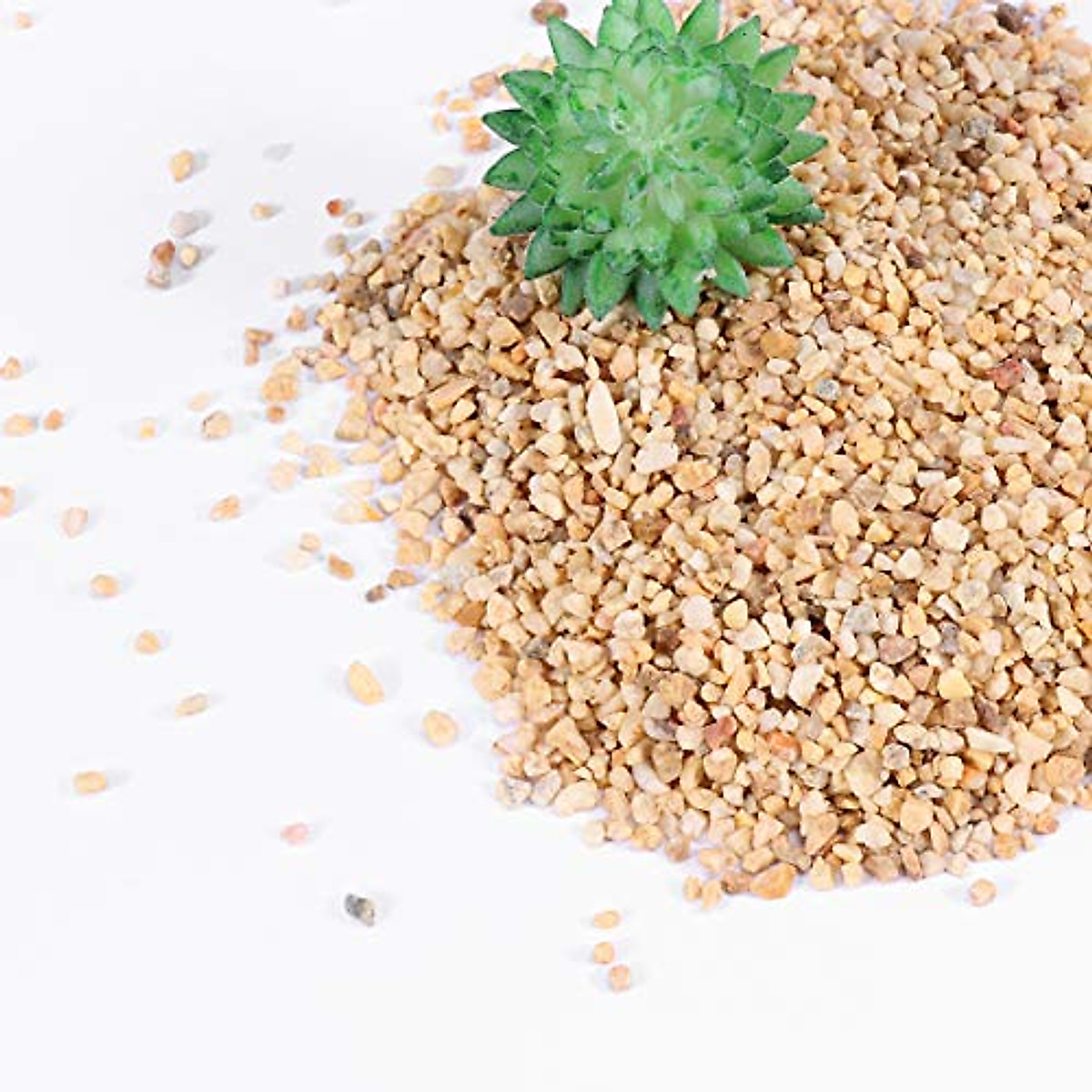 POPETPOP 500g Aquarium Ecological Sand Bottom Stone Pebble Gravel Fish Turtle Tank Vase Filler Landscape Bottom Stone Rocks Ornaments Decorations