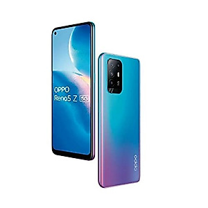 OPPO Reno5 Z Dual-SIM 128GB ROM + 8GB RAM (GSM Only | No CDMA) Factory Unlocked 5G Smartphone (Cosmo Blue) - International Version