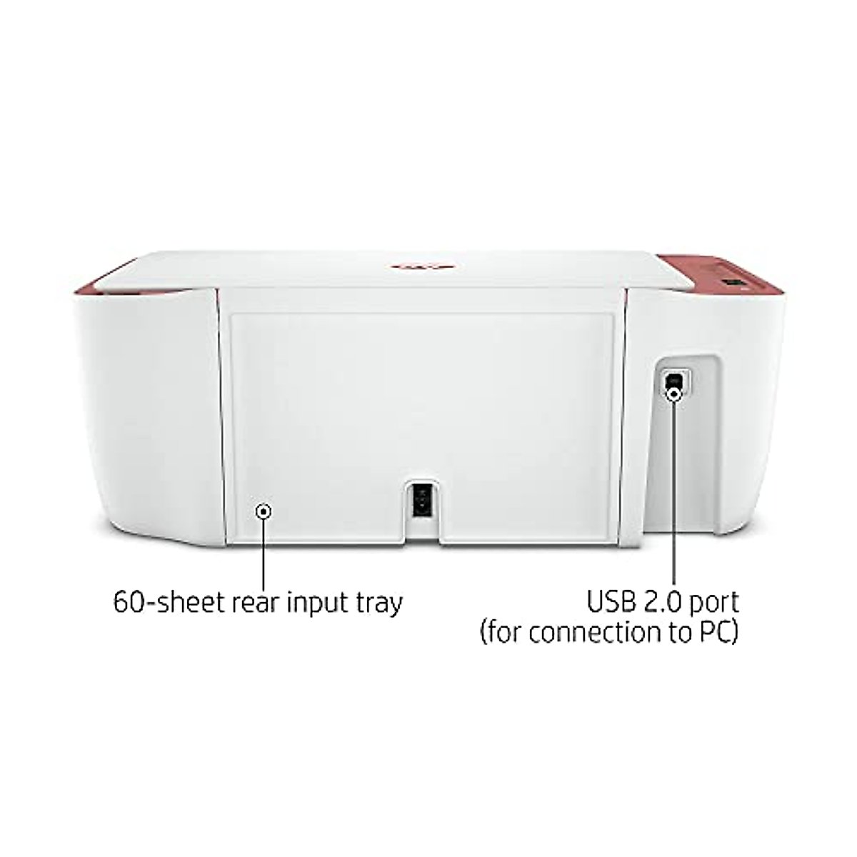 HP DeskJet 2700 Series Wireless Inkjet Color All-in-One Printer - Print Copy Scan Fax - Mobile Printing - WiFi USB Connectivity - Up to 7 ISO PPM - Up to 4800 x 1200 DPI - Cinnamon (Renewed)