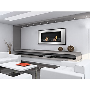 Recessed Wall Ventless Bio Ethanol Fireplace - Bellezza | Ignis
