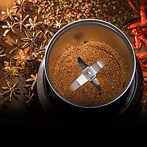 Coffee Machine 300W Portable Electric Coffee Grinder Household Bean Dry Grinding Machine Coffee Maker Beans Mill Herbs Nuts Sonifer Separate Design Plug Storage Design