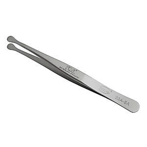 SZELES Vetus Tweezer Non-magnetic Stainless Steel Round Tip 33A-SA
