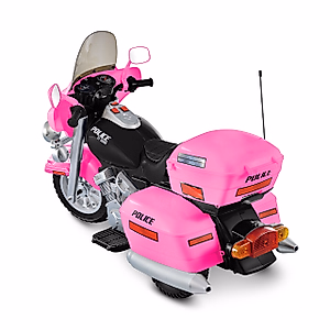 Kid Motorz 12V Patrol H. Police Ride On, Pink