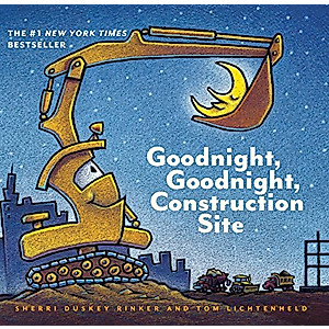 Goodnight, Goodnight Construction Site (Board Book for Toddlers, Children's Board Book)